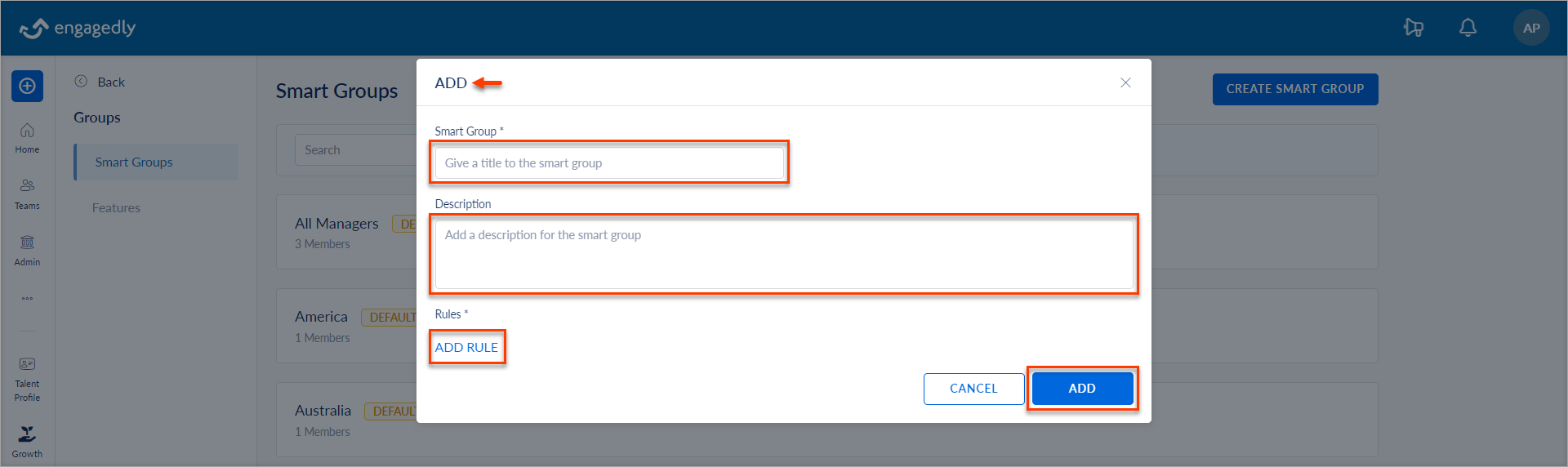 Create A Smart Group